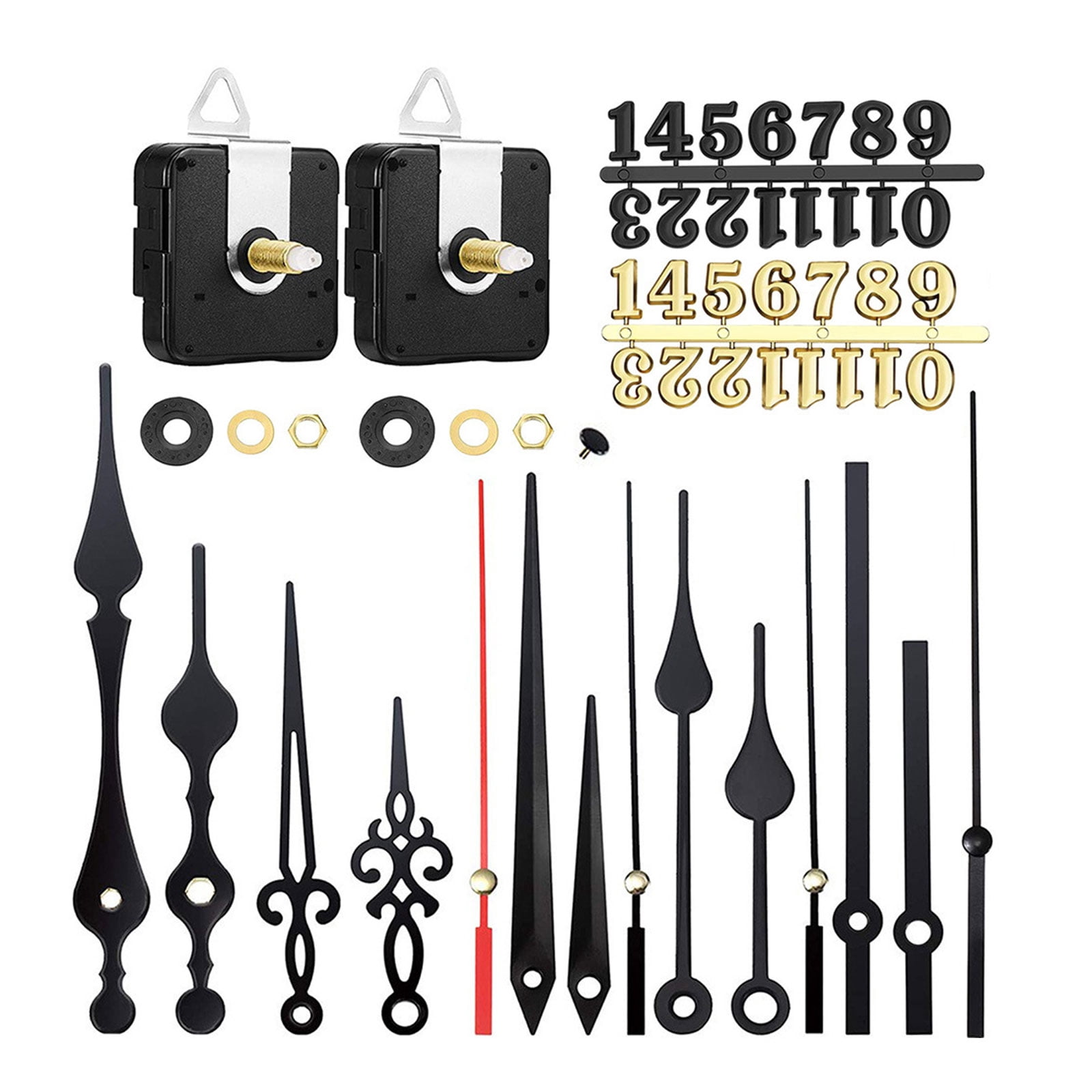Clock Installation Kits Quartzs Timepiece Movement Replacement Set ...