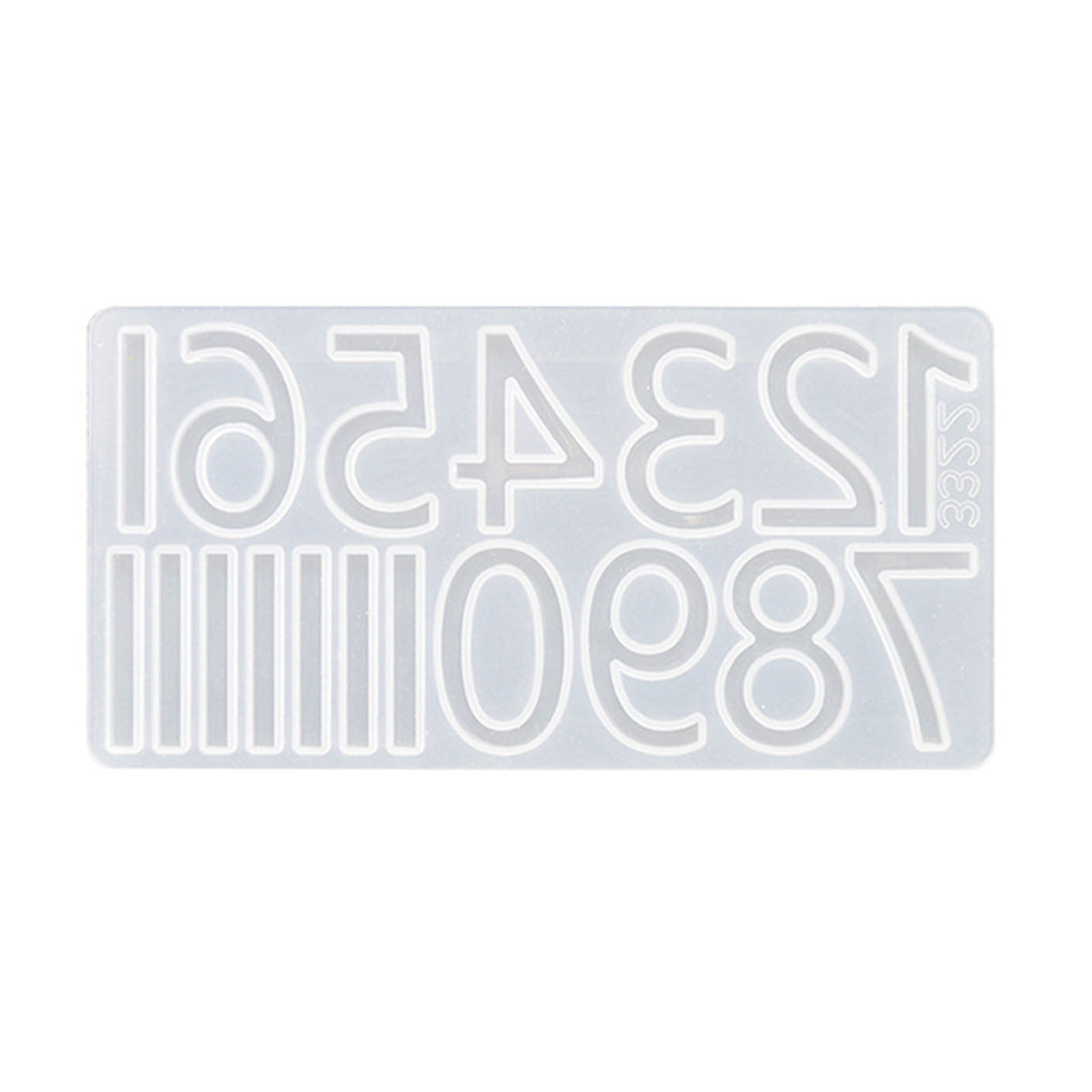 Clock Large Arabic Digital Resin Molds Roman Numeral Silicone Mold Wall ...