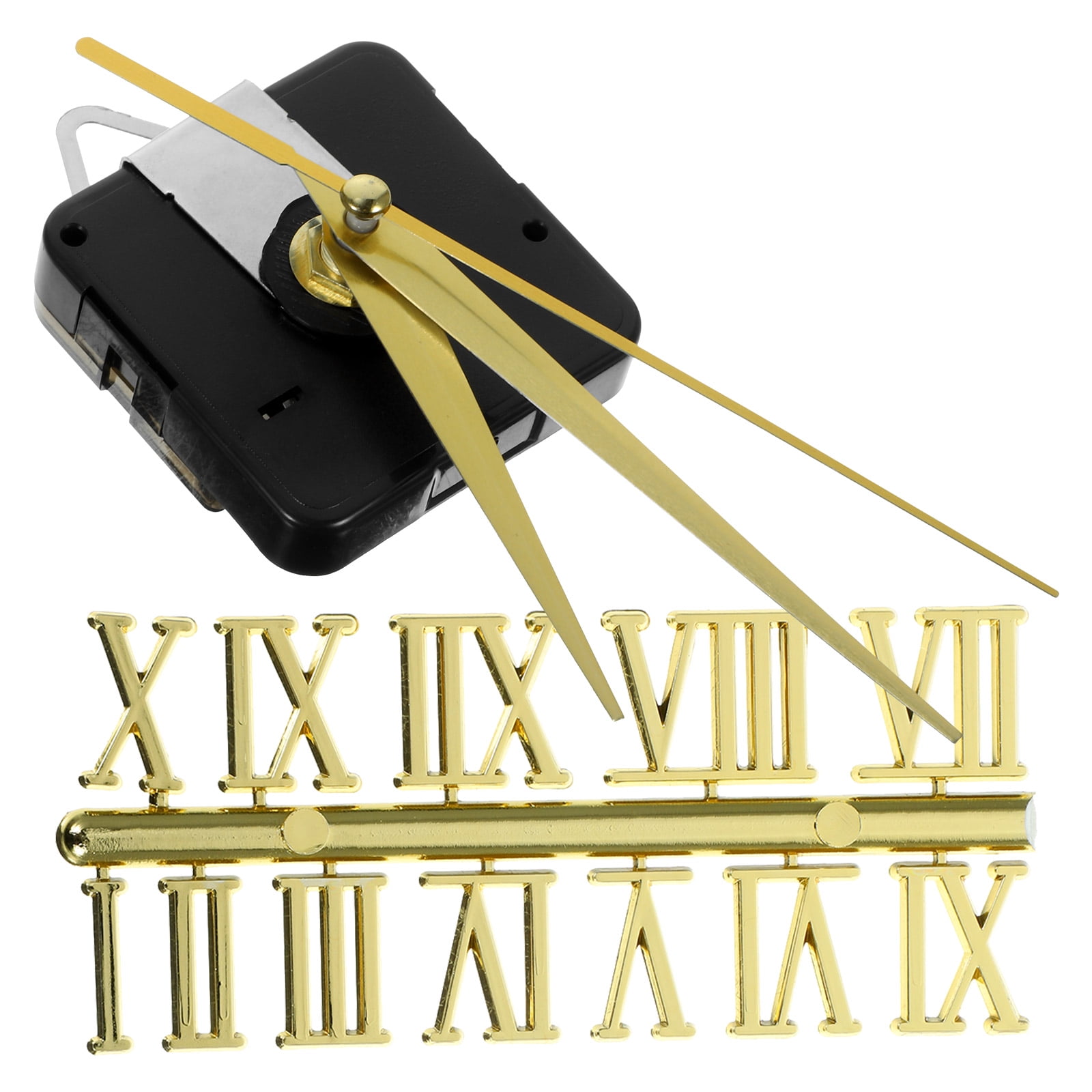 Clock Making Kit Roman Numeral Wall Digital DIY Mechanism Movement ...