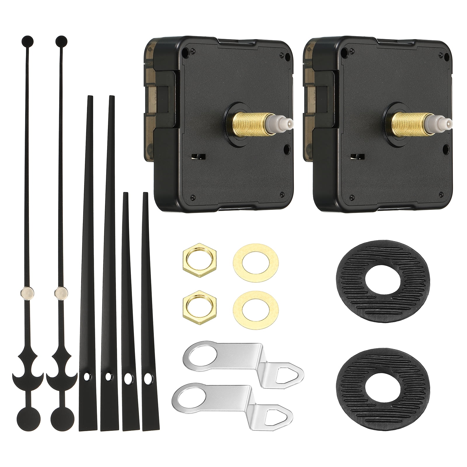 Clock Mechanism Replacement, 2Set Quartz Clock Mechanism DIY Wall Clock ...