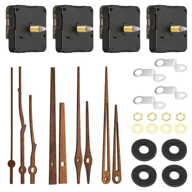 Clock Mechanism Replacement, 4 Set Quartz Clock Mechanism Battery ...