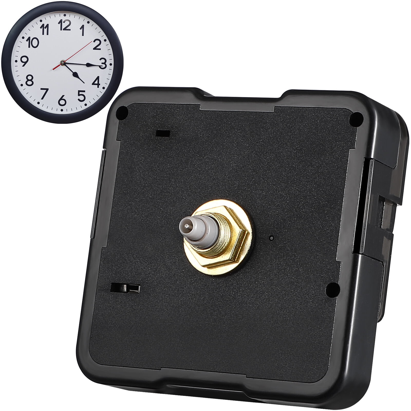 BESTONZON Clock Motor Battery Quartz Clock Movement 1Pack Black Plastic ...