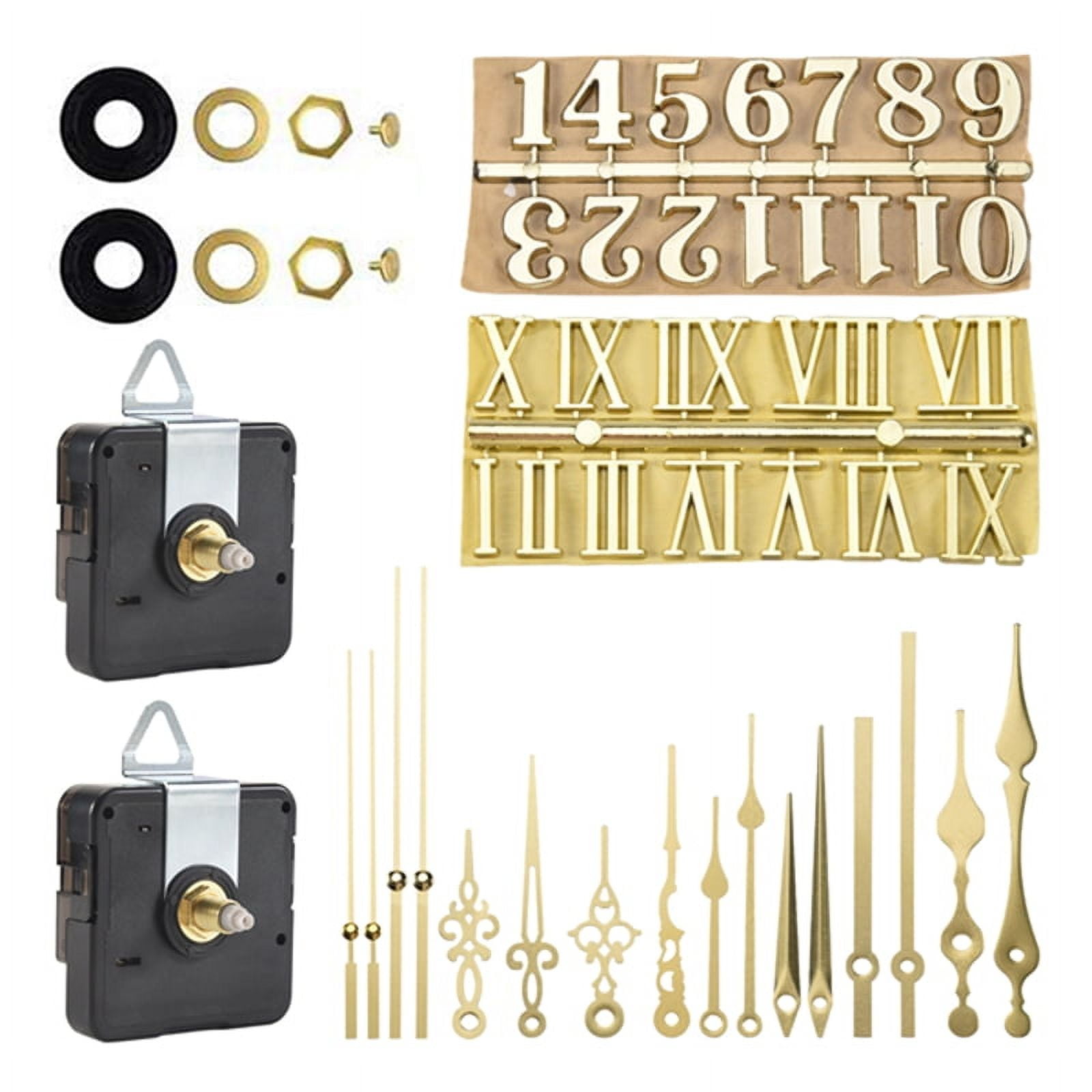 Clock Mechanism Silent Quartz Movement Machine Wall Hands Pointer Set ...