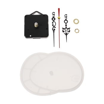 Clock Mold Clocks Decor DIY Mold Portable Mold Craft Mold Timer Clock ...