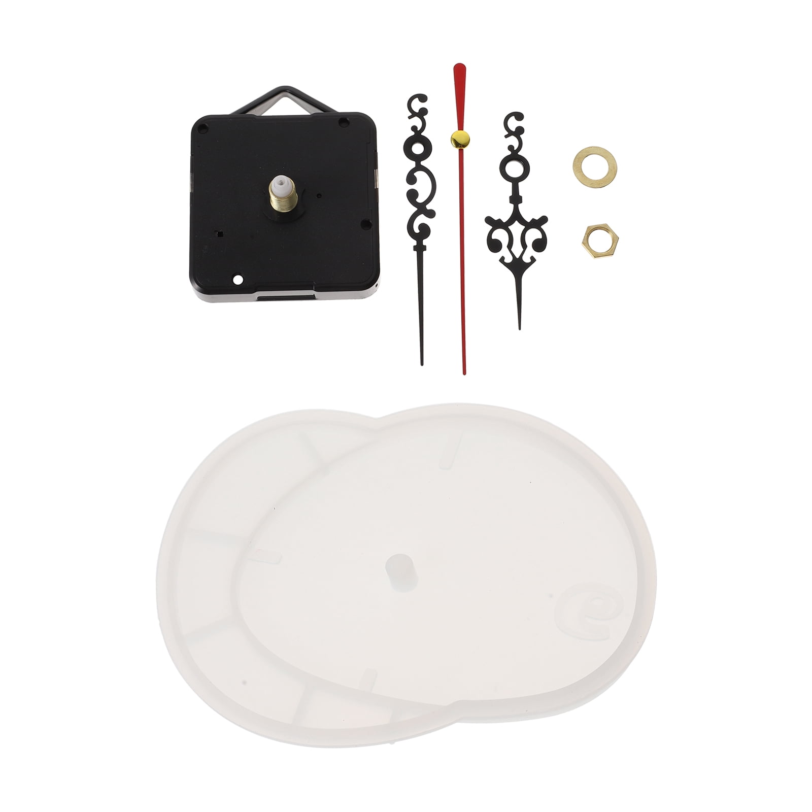 Clock Mold Making Molds Wall Plastic Silica Gel Movement Repair Hands ...