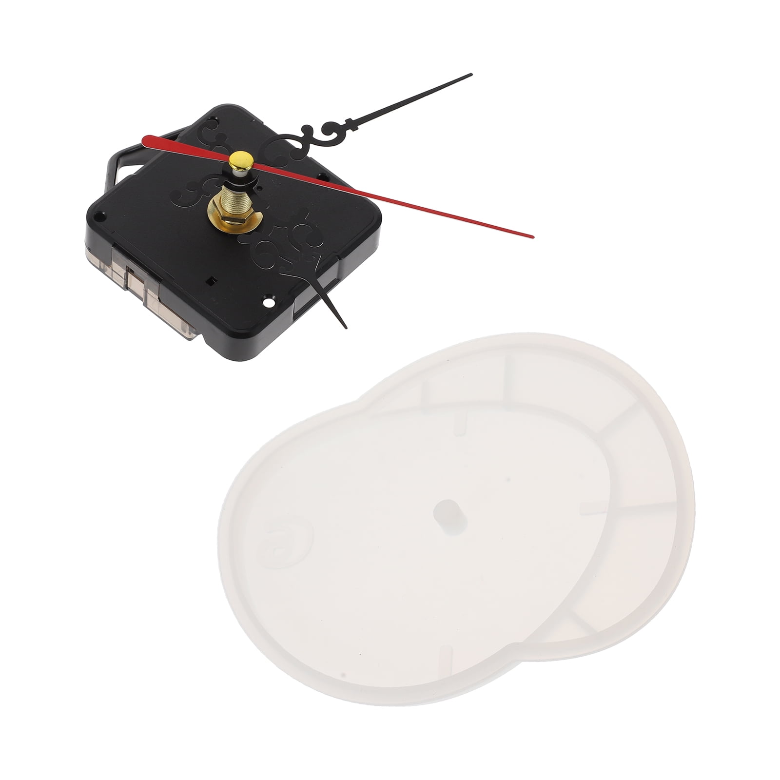 Silicone Clock Mold for DIY Crafts and Gifts White Reusable 1 Set ...