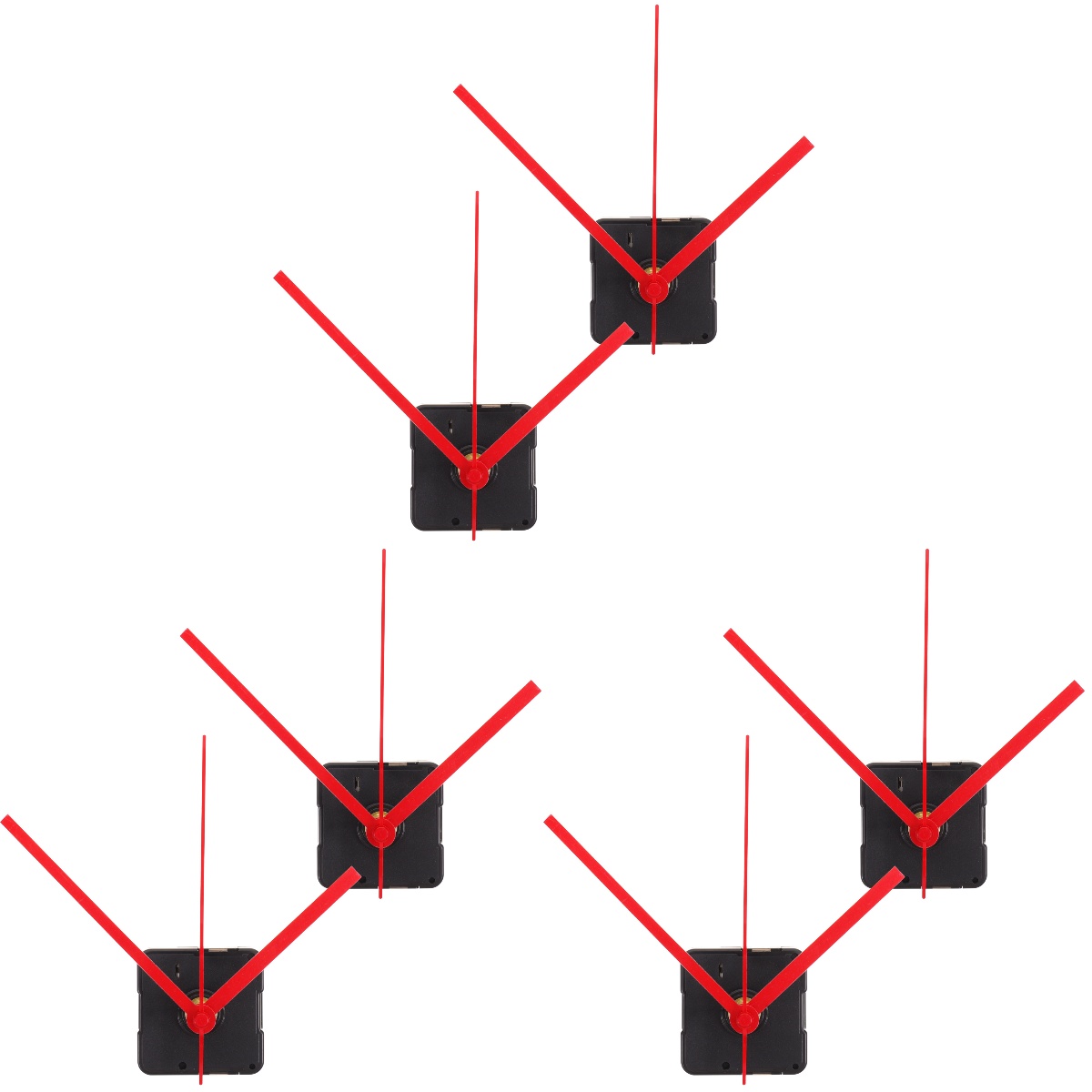 Clock Movement 6 Pcs Wall Mechanism DIY Clocks Hands Motor Kit Parts ...