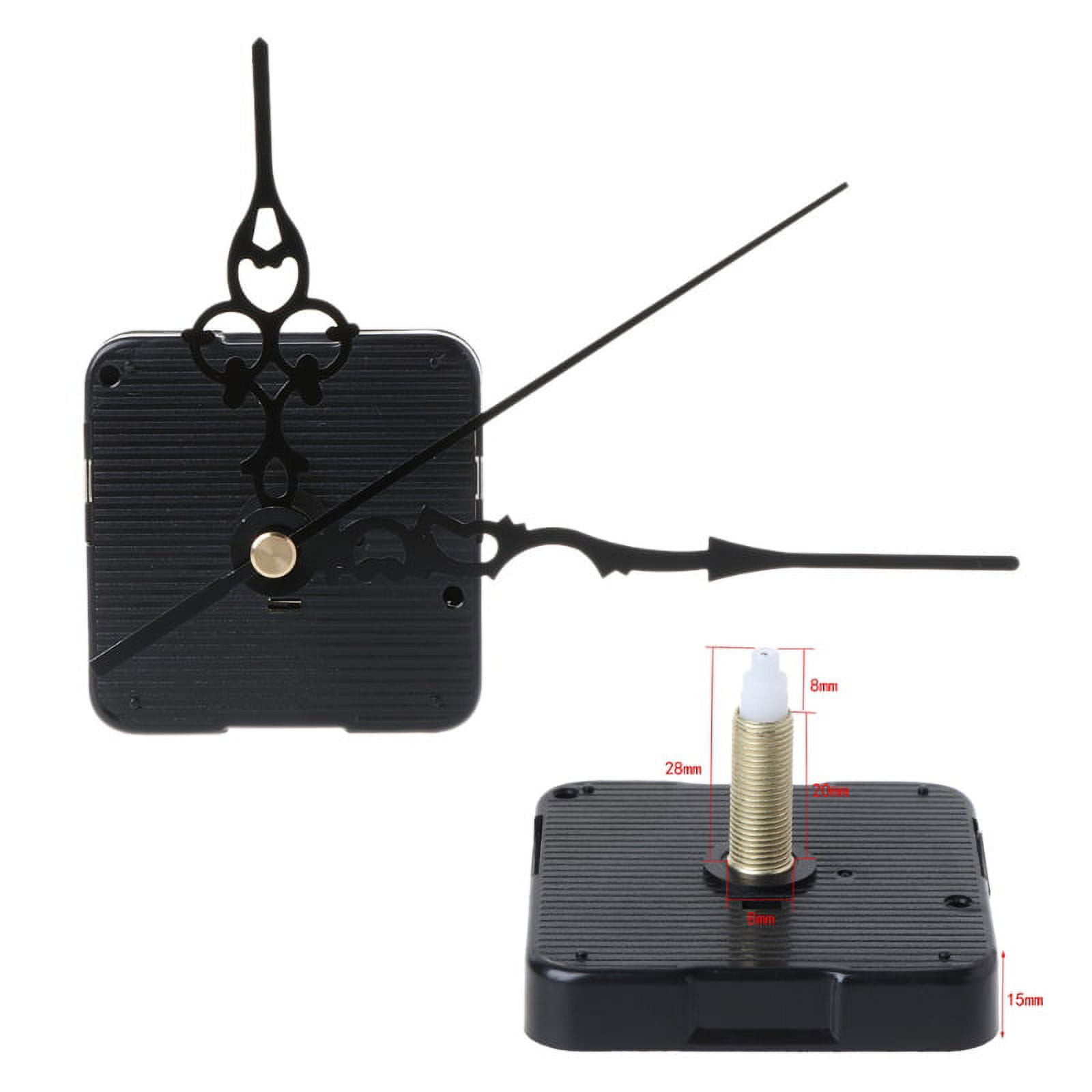 Clock Movement Mechanism, Battery Powered DIY Quartz Kit, Silent Indoor ...