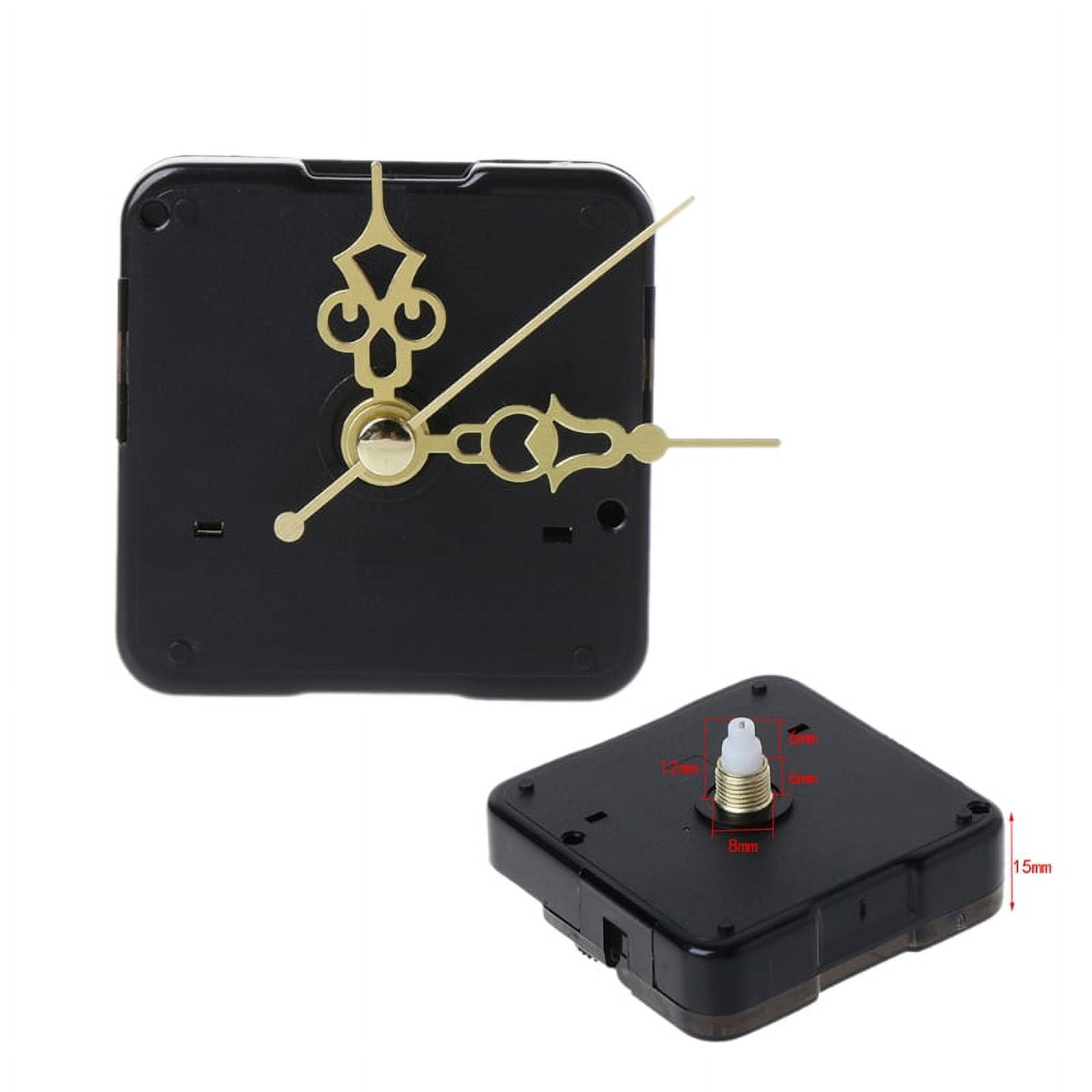 Clock Movement Mechanism, Battery Powered DIY Quartz Kit, Silent Indoor ...