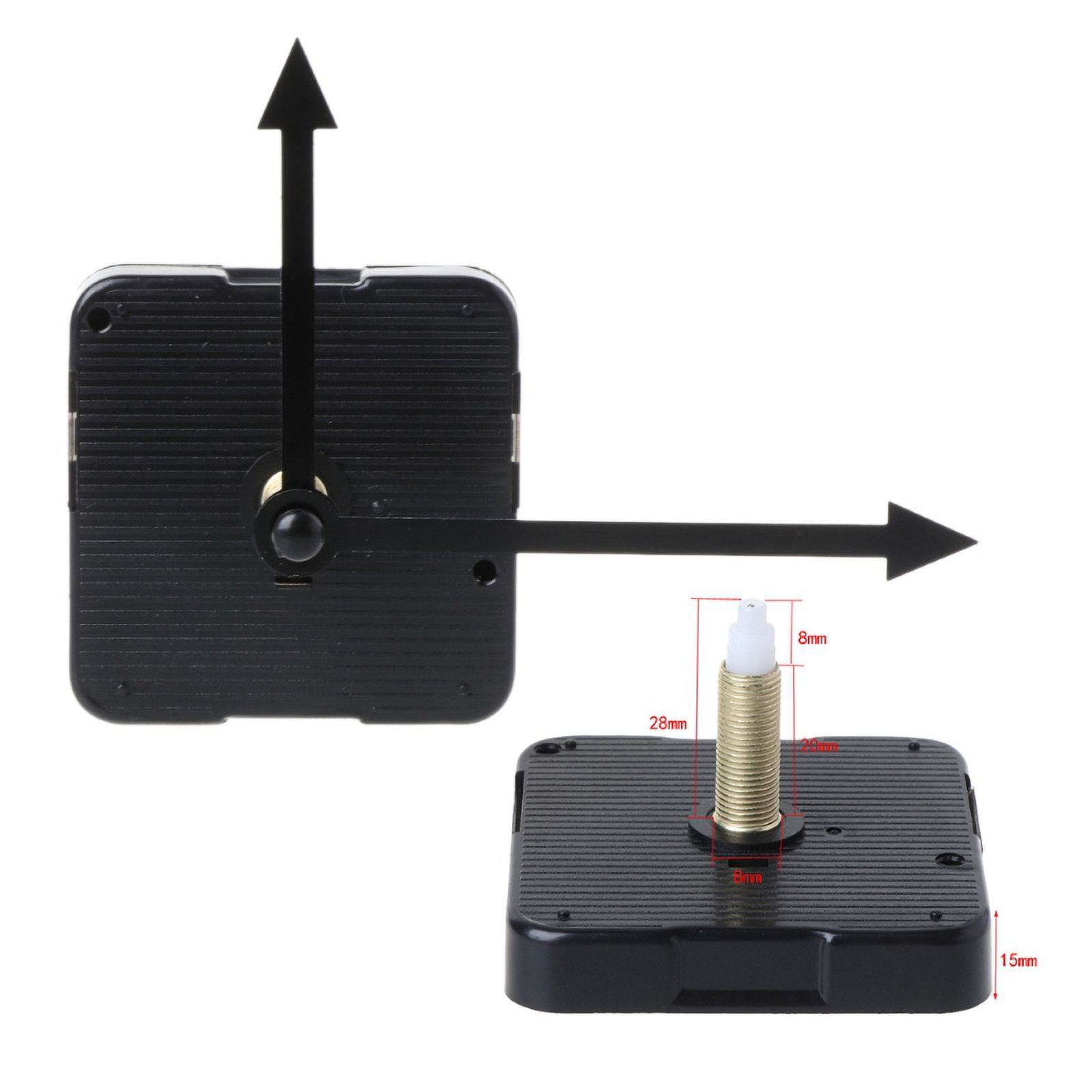 Clock Movement Mechanism, Battery Powered DIY Quartz Kit, Silent Indoor ...