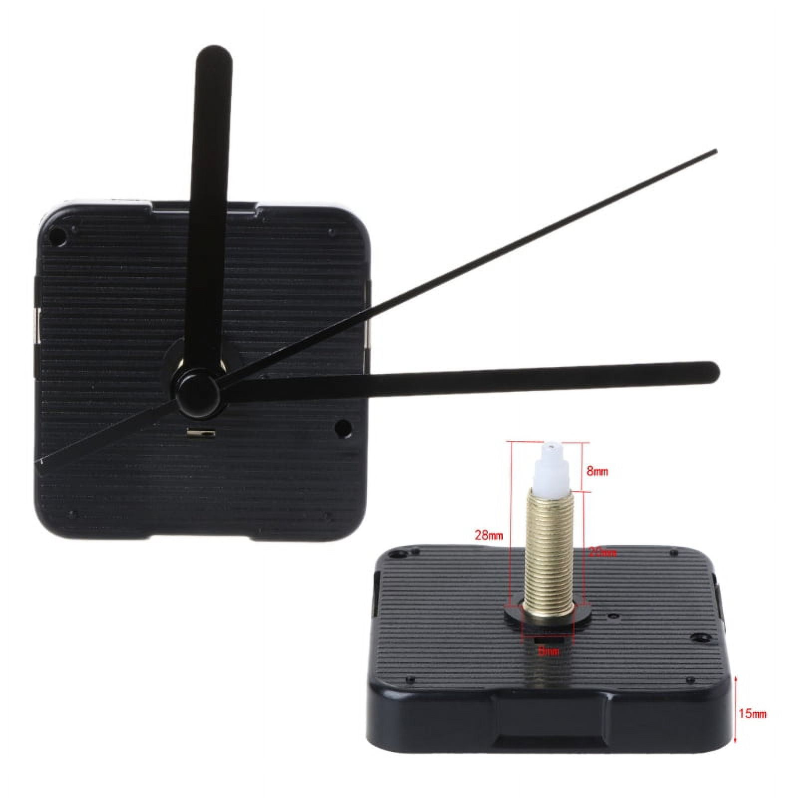 Clock Movement Mechanism, Battery Powered DIY Quartz Kit, Silent Indoor ...
