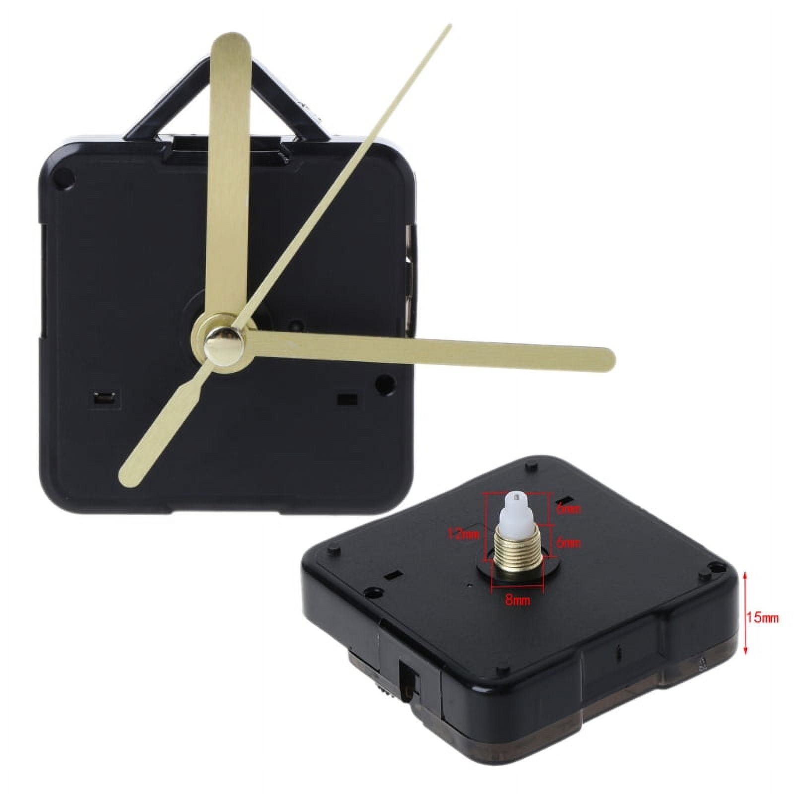 Clock Movement Mechanism, Battery Powered DIY Quartz Kit, Silent Indoor ...