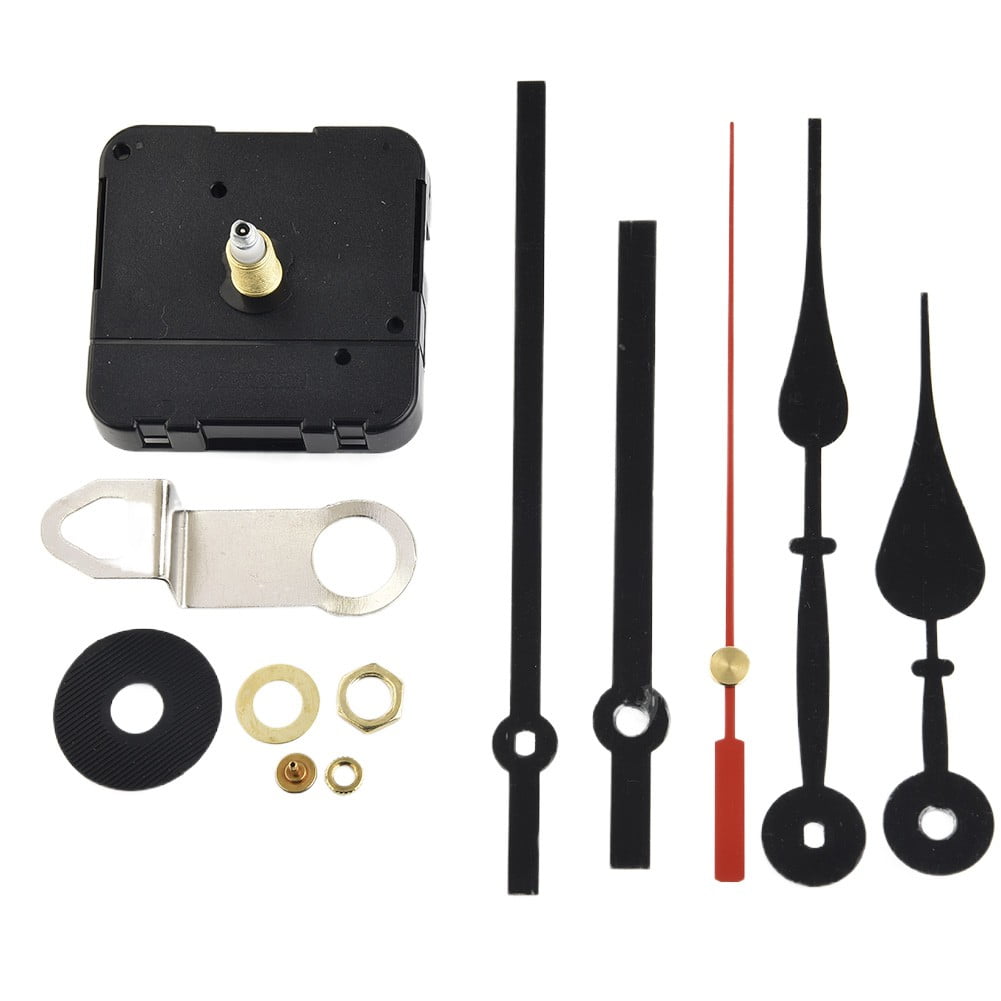 Clock Movement Mechanism Kit with 2 Pack Long Hands, Quartz Clock Motor ...