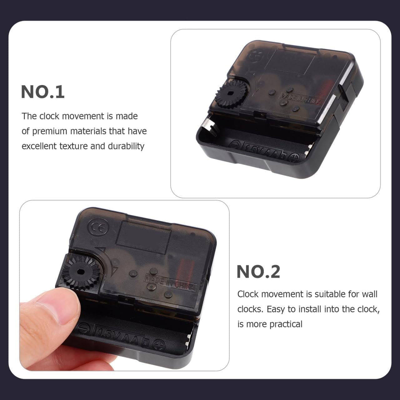 Clock Movement Mechanism- Quartz Wall Clock Movement Mechanism Clock ...