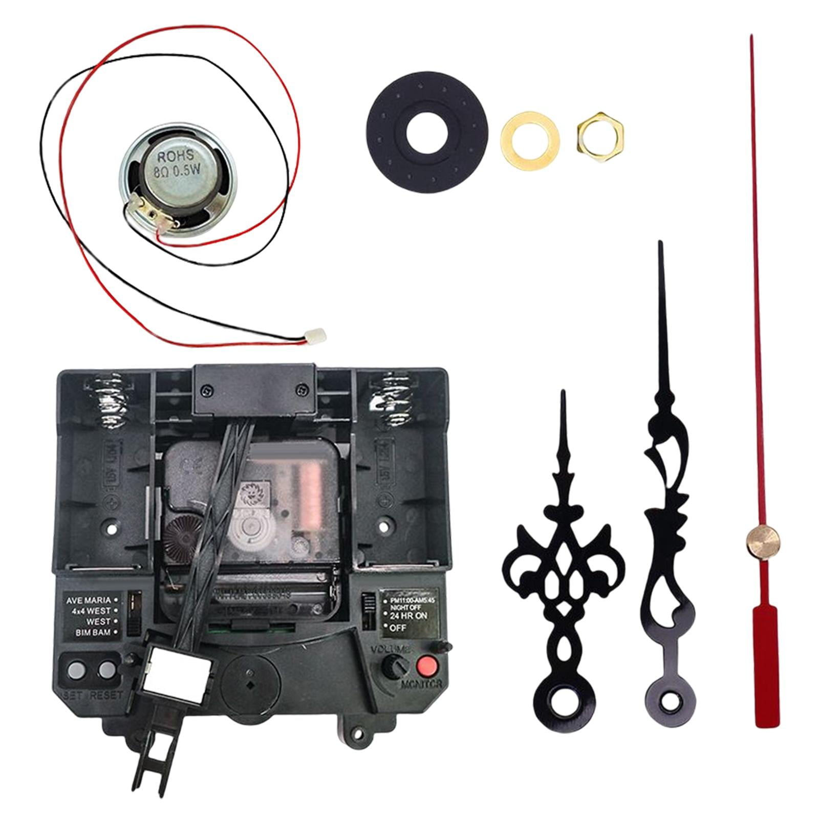 Clock Movement, with Hands Music Box Fittings Parts Mechanism Kits ...