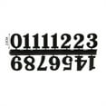 Clock Numerals Kit Including Arabic Number and Roman Number DIY Digital ...