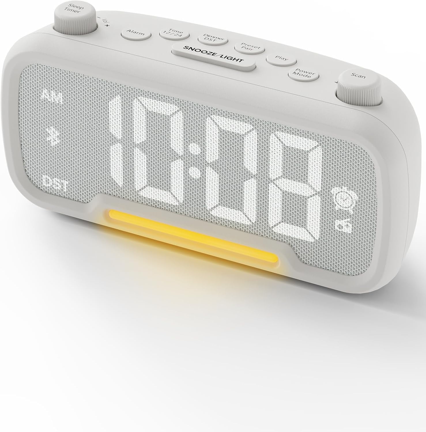 Clock Radio, FM Radio Alarm Clock for Bedroom Modern Design, Auto Scan ...
