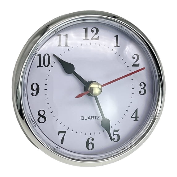 Clock Repair Clock Movement Mechanism 80MM Clock Insert Silver Border ...