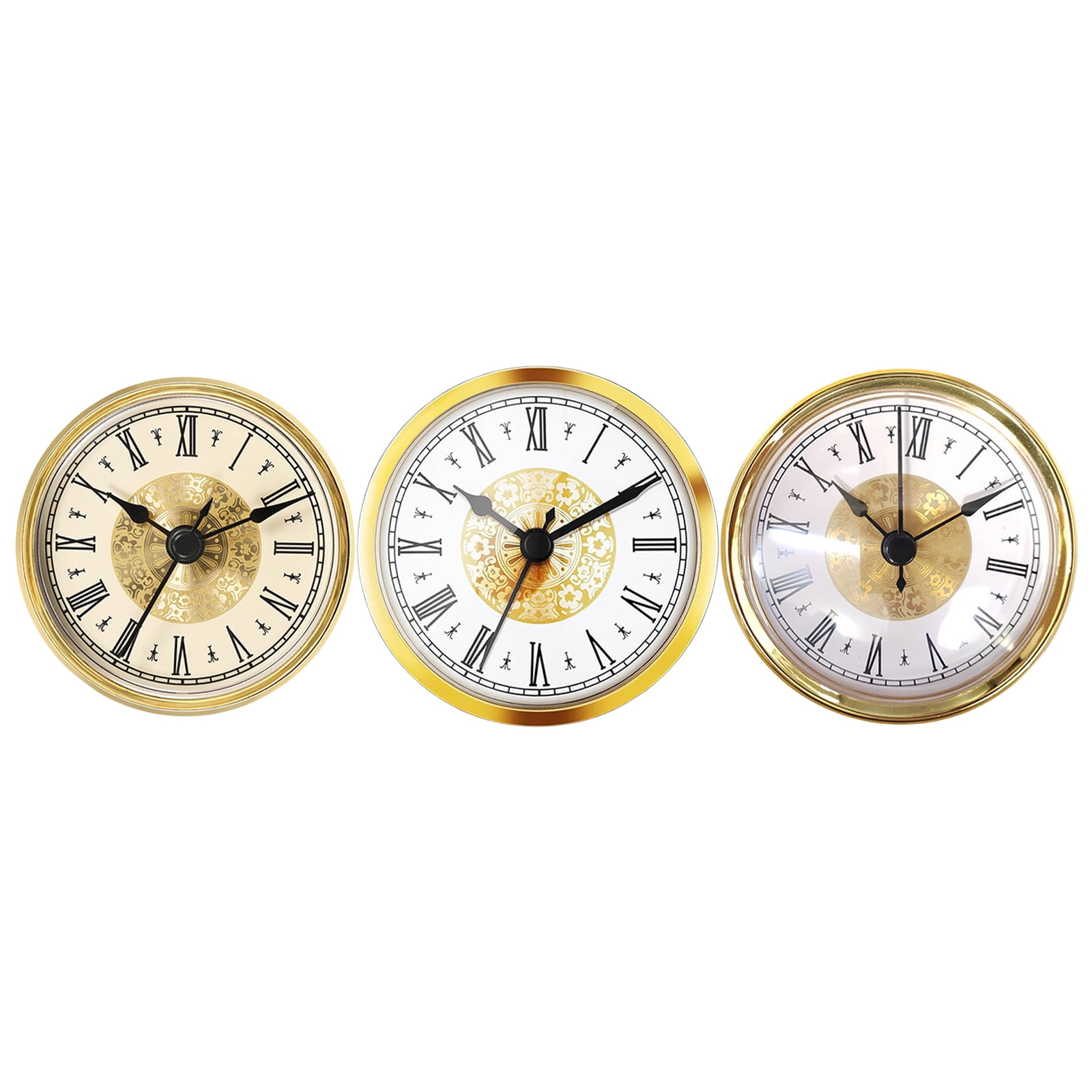 Clock Replacement Insert Small Clock Part With Roman/Arabic Numerals ...