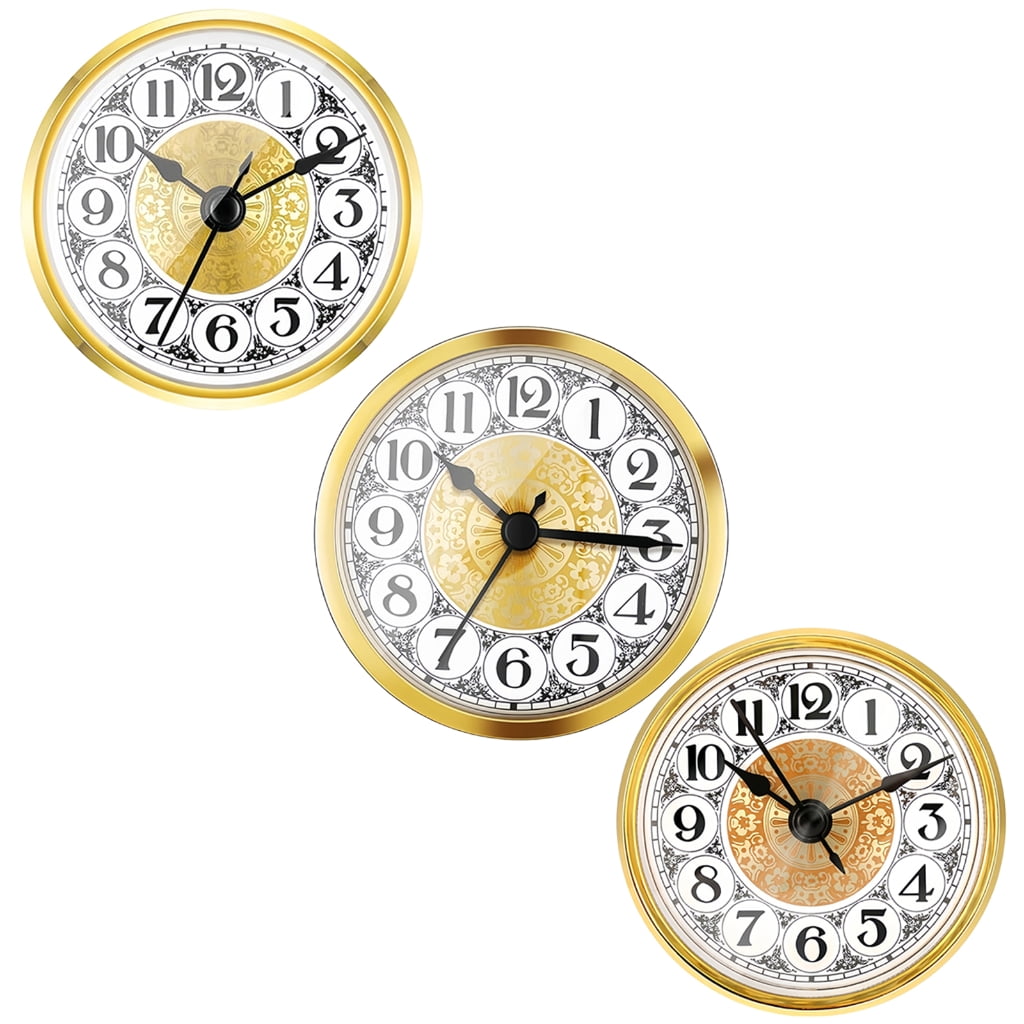 Clock Replacement Insert Small Clock Part With Roman/Arabic Numerals ...