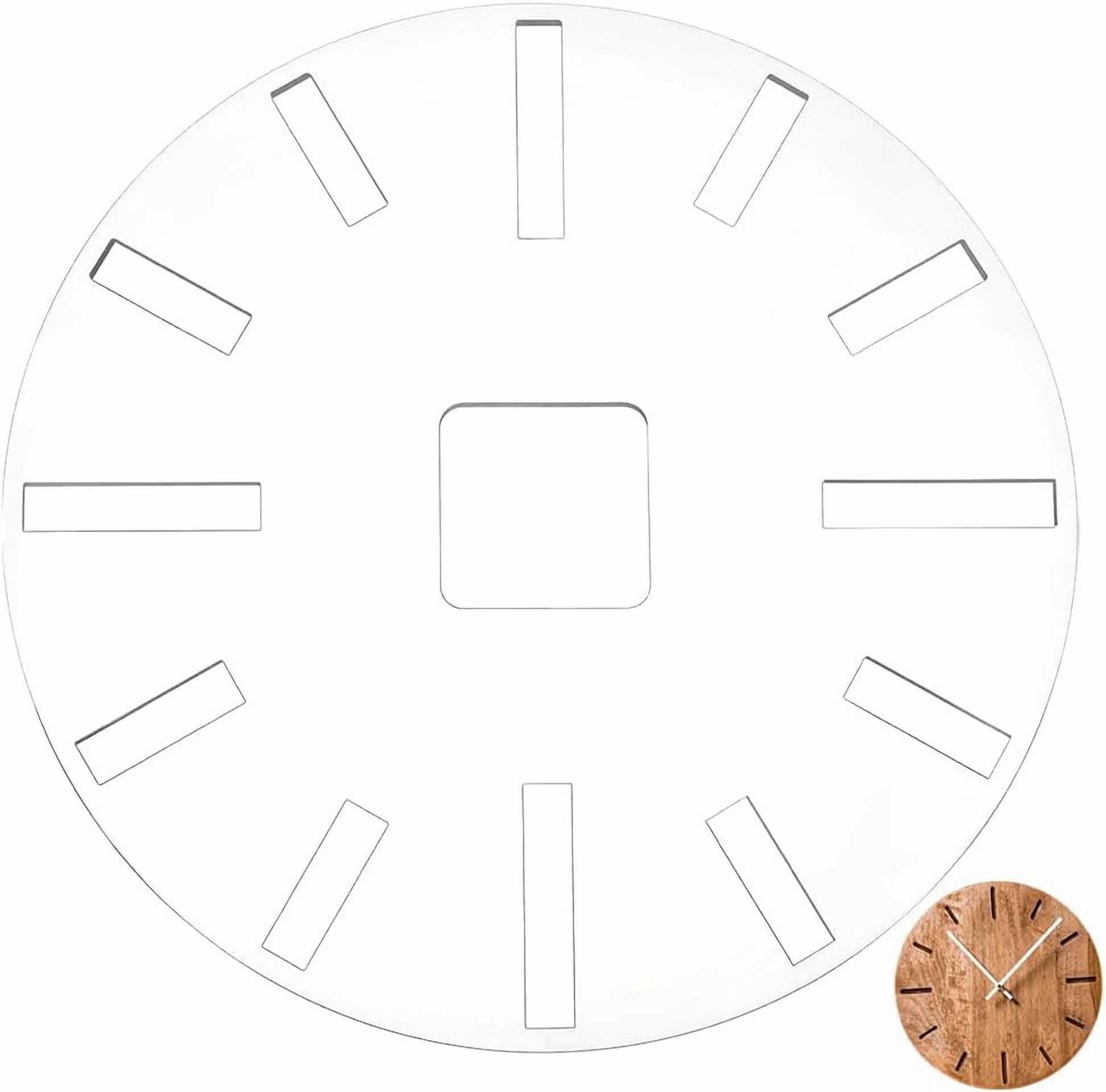 Clock Router Templates 12inch Acrylic Router Inlay Template Circle ...