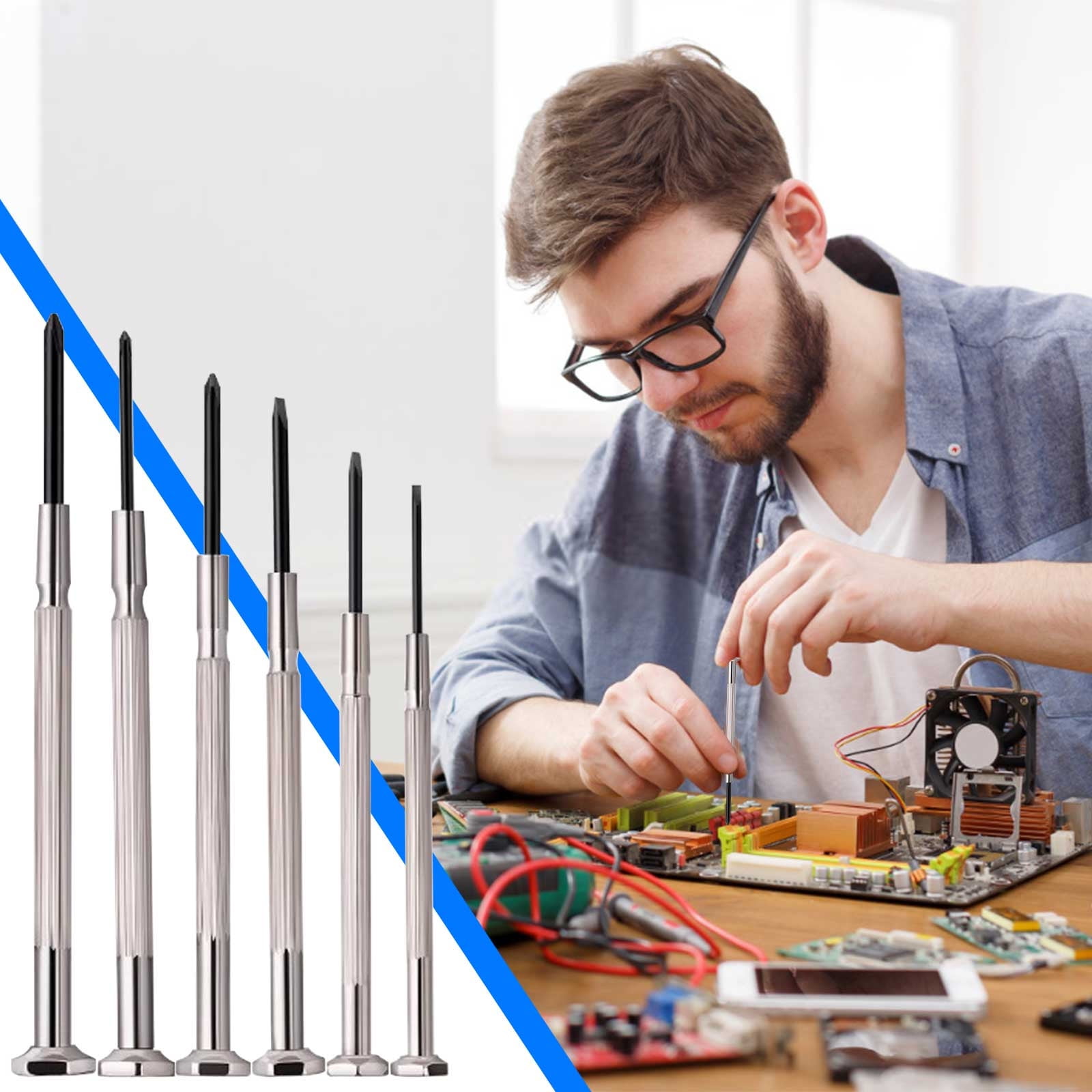 Clock Screwdriver Set Computer Glasses Repair Watch Mini Screwdriver ...