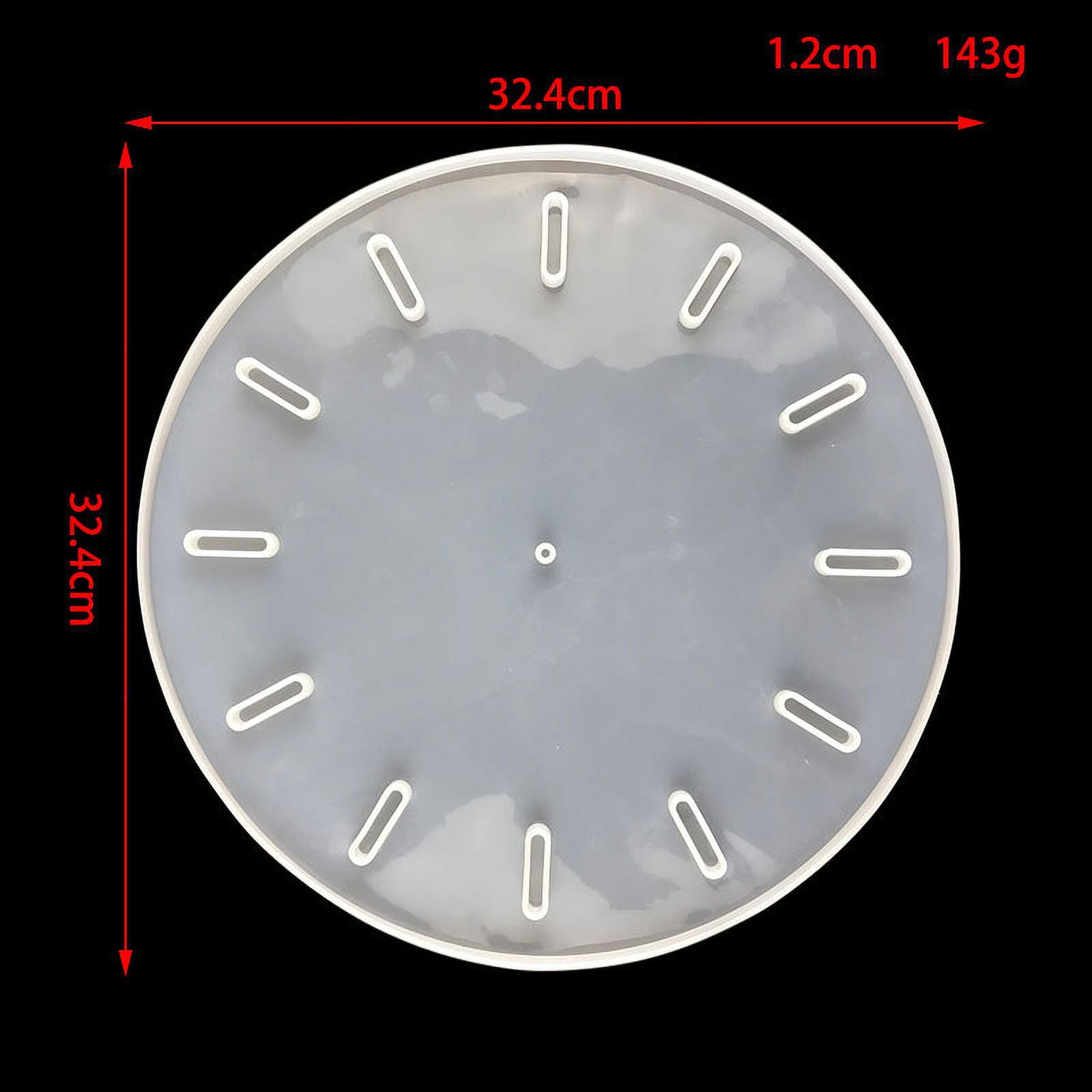 Clock Silicone Mold Diy Clock Mold Round Clock Epoxy Mold Clock ...