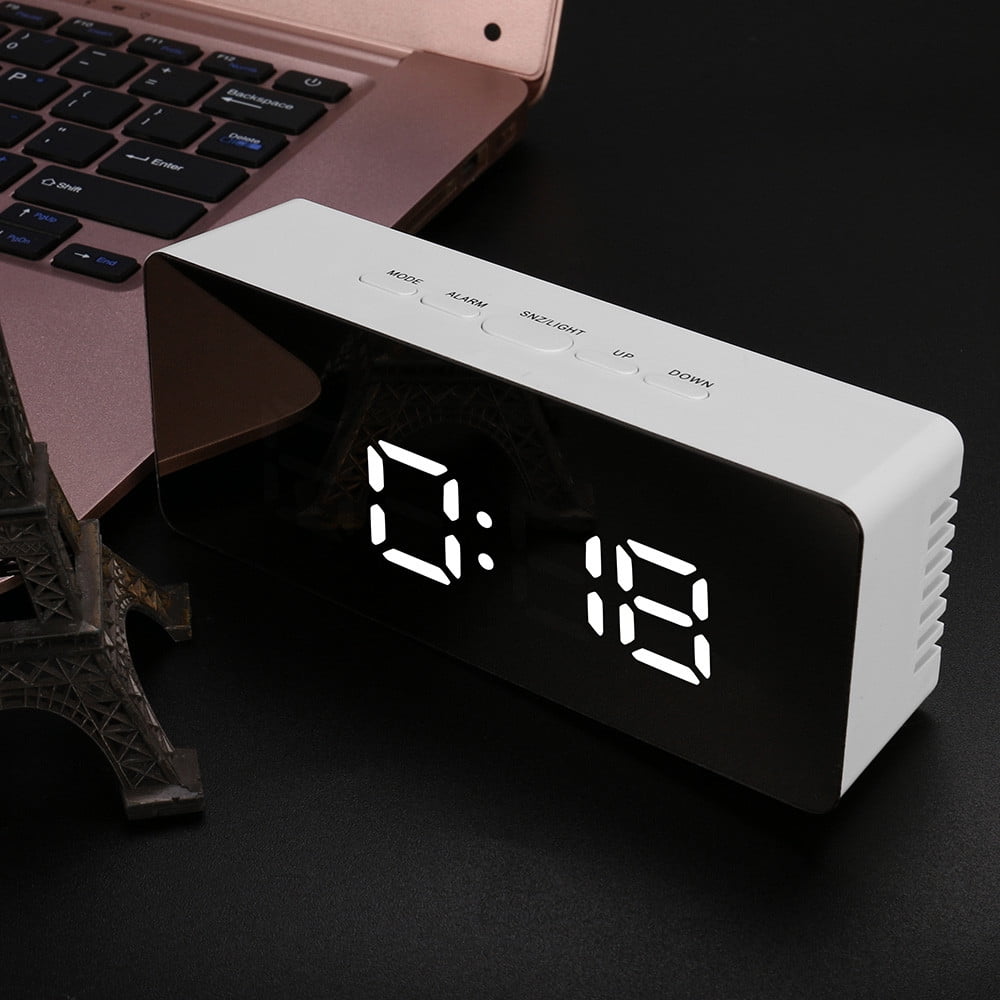 Clock Snooze Temperature Electronic Multifunction Alarm LED Digital ...