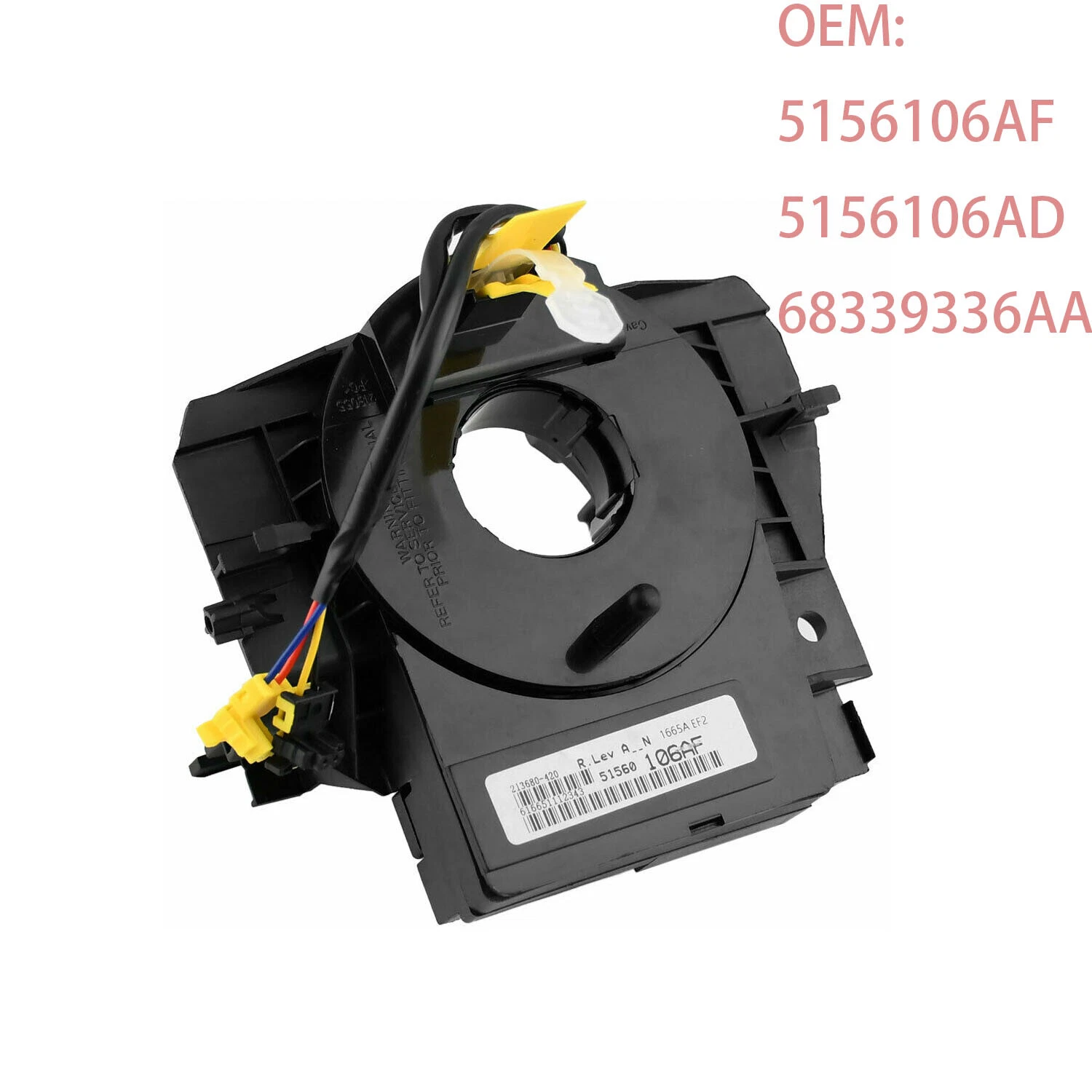 Clock Spring For Jeep Wrangler JK Chrysler Dodge 2007-2018 With Angle ...