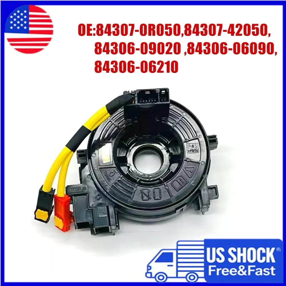 Clock Spring for Toyota Corolla 2014-2019 Spiral Cable 84306-06090 L ...