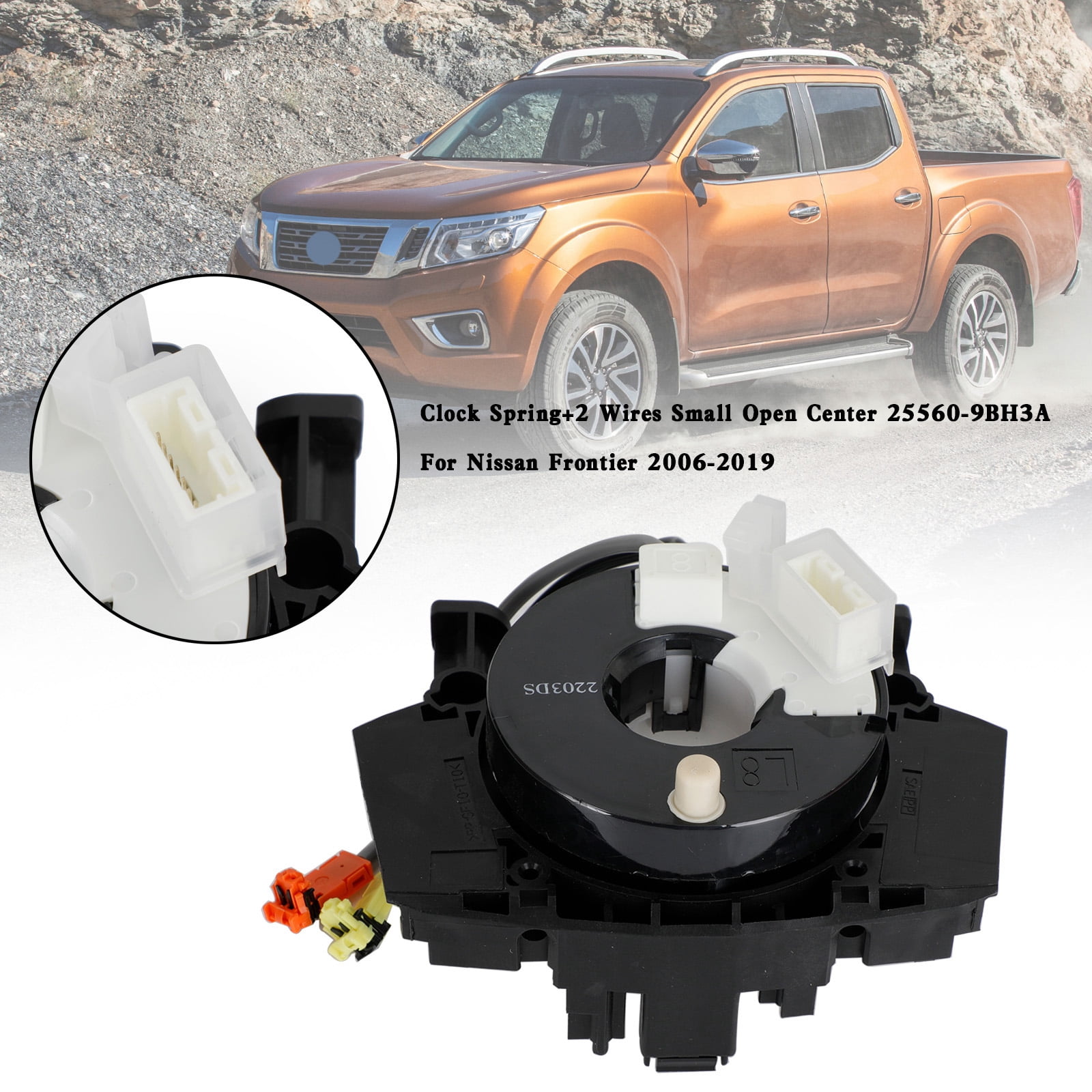 Clock Spring with 2 Wires Small Open Center for Nissan Frontier 2006 ...