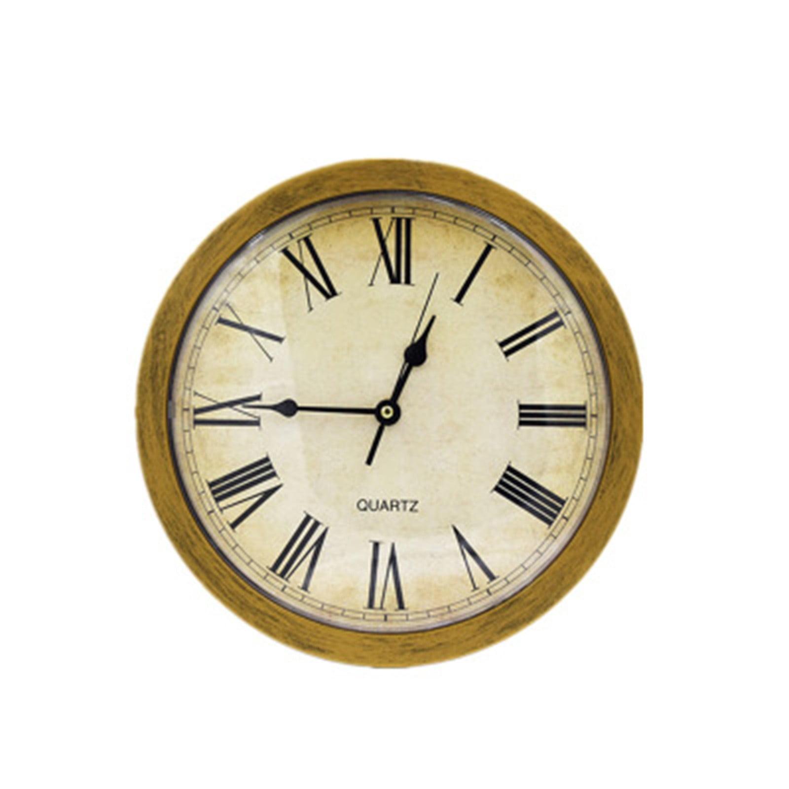 Clock Storage Box Wooden Desk Organizer with Clock Multi Compartment ...