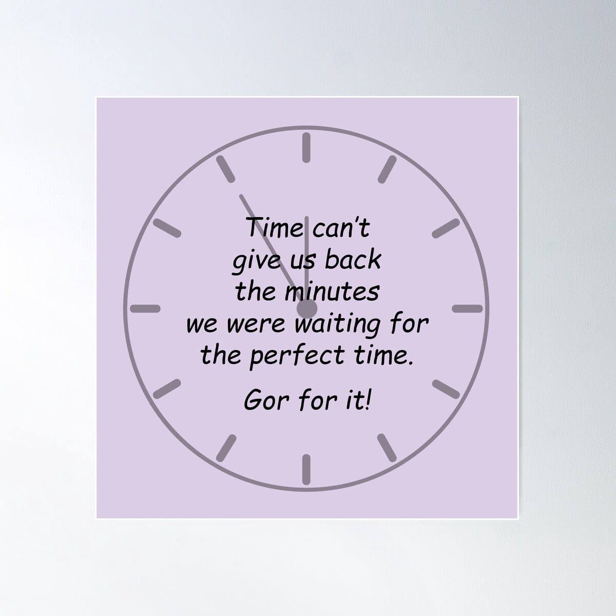Clock: Time Can'T Give Us Back The Minutes We Were Waiting For The ...