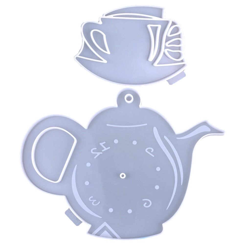 Clock Wall Decor Teapot Mold Epoxy Resin for Crafts Decoration ...