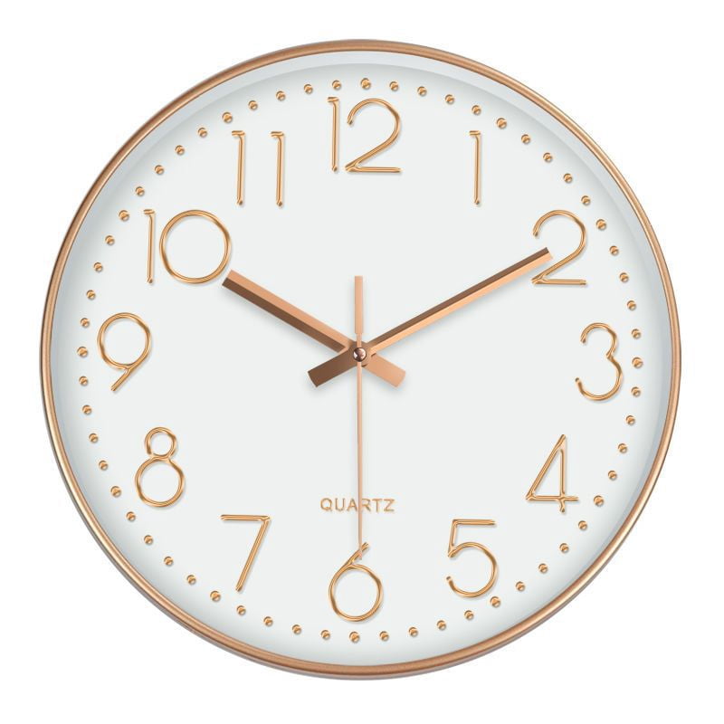 Clock Wall-Mounted Household Clock Wall Clock Living Room Simple and ...