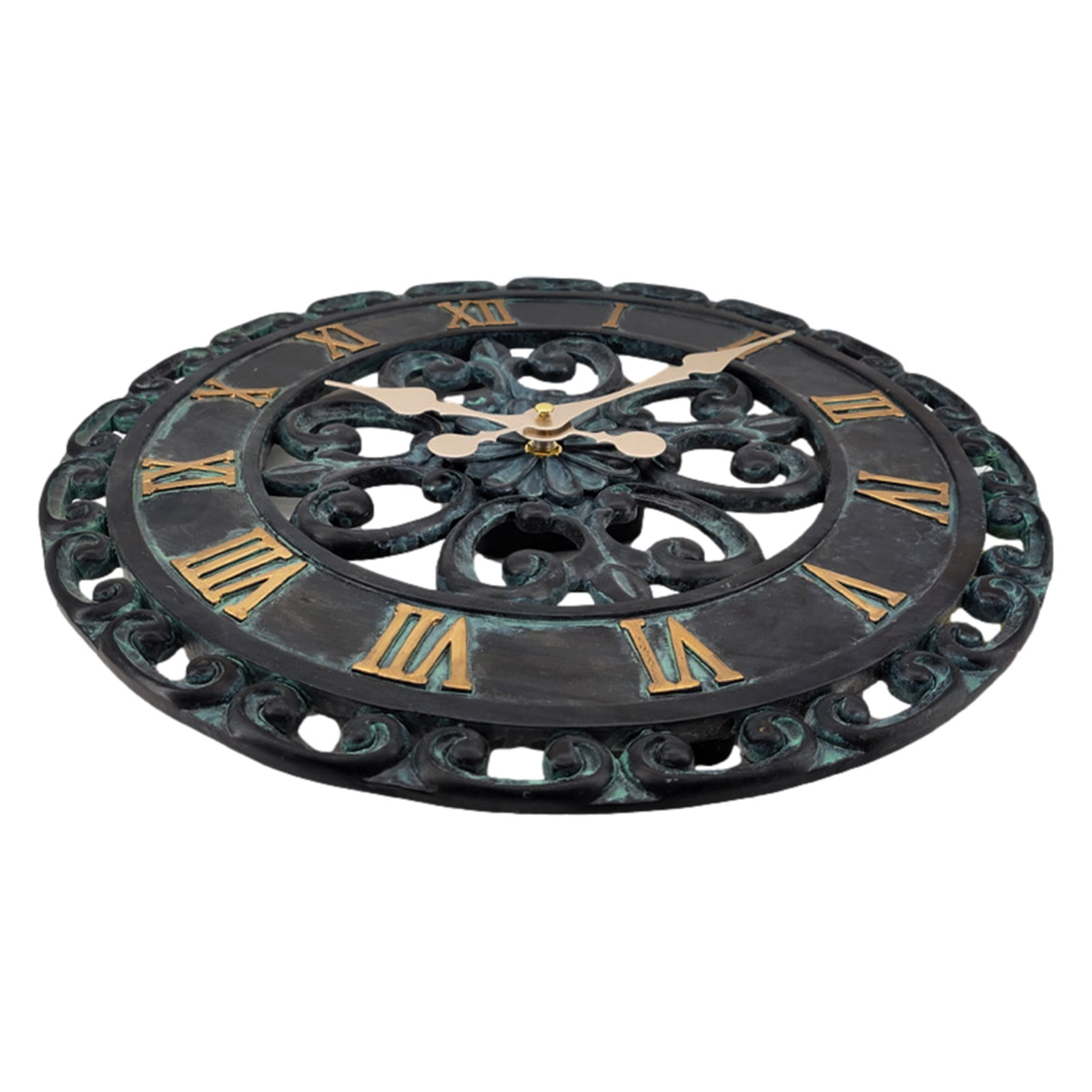 Clock Waterproof Decorative Outdoor Clocks Waterproof 13.58 Inches ...