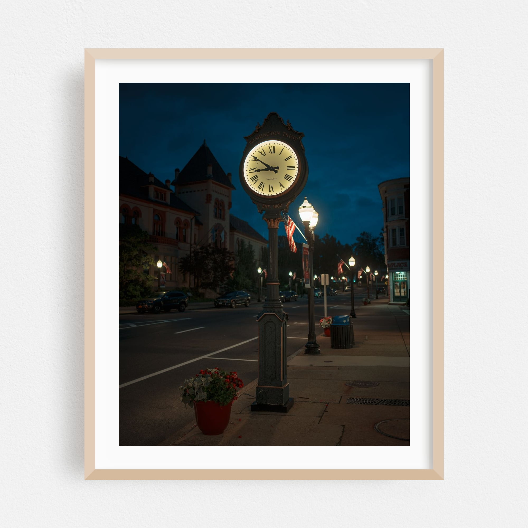 Clock, Westerly - Westerly Rhode Island Photography Vintage Street ...