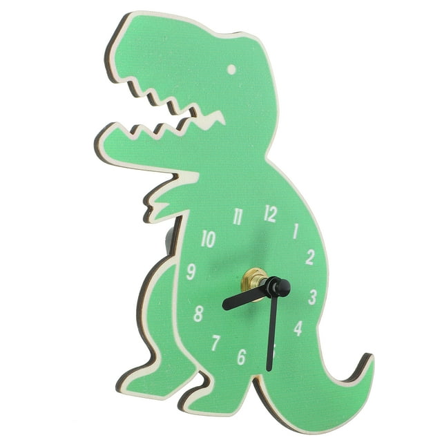 Clock for Kids Learning Dinosaur Clock Office 17.00X15.00X2.00CM Green ...