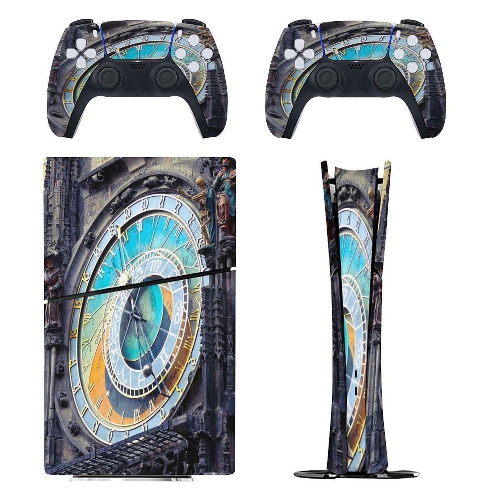 Clock on The Building PS5/PS5 Slim Digital Disc Skin Sticker For ...