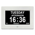 Clock with Day and Date for Elderly, Clocks for Seniors, Dementia Clock ...