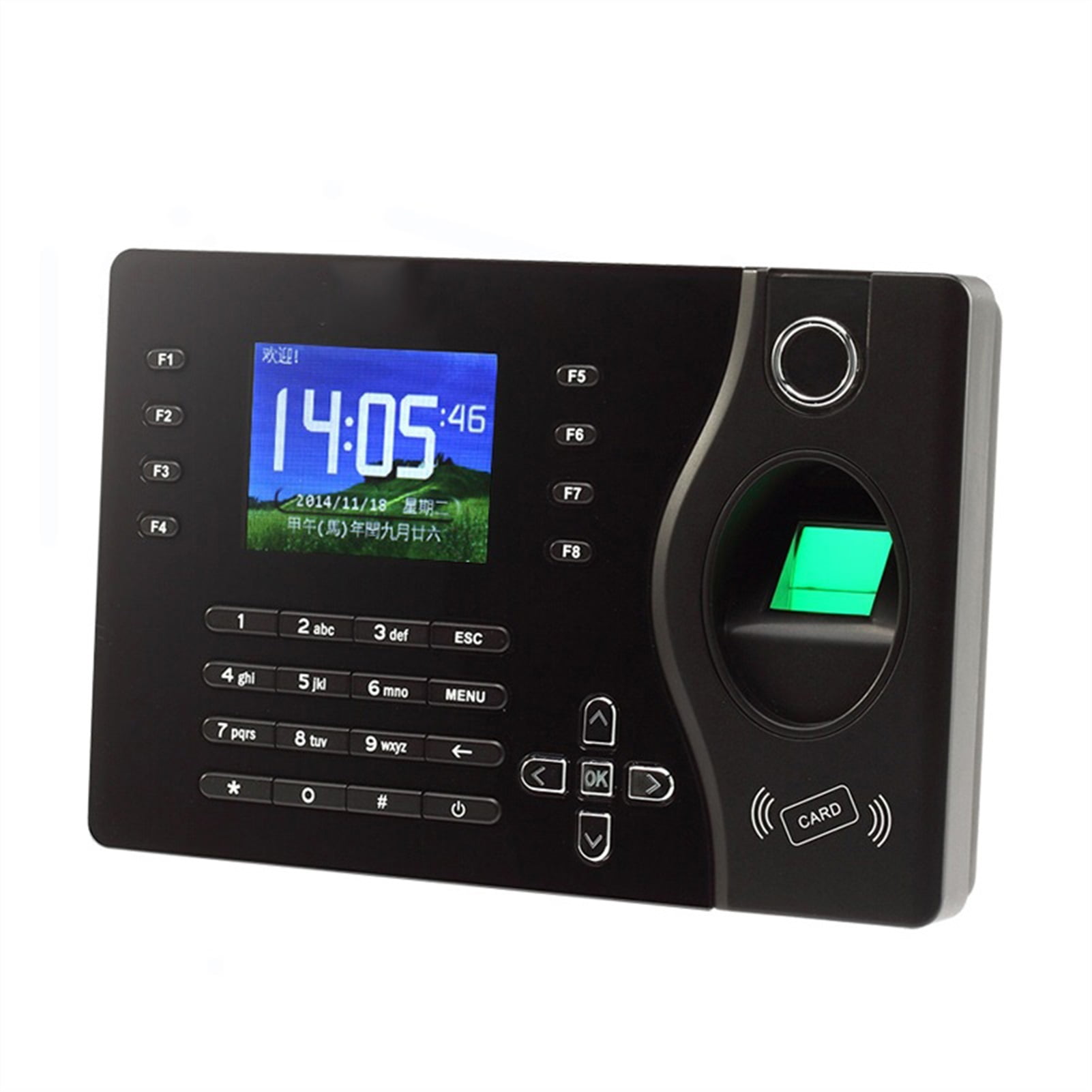 Clocking in Machine, A-C081P2P Coud Servie Fingerprint Time Attendance ...