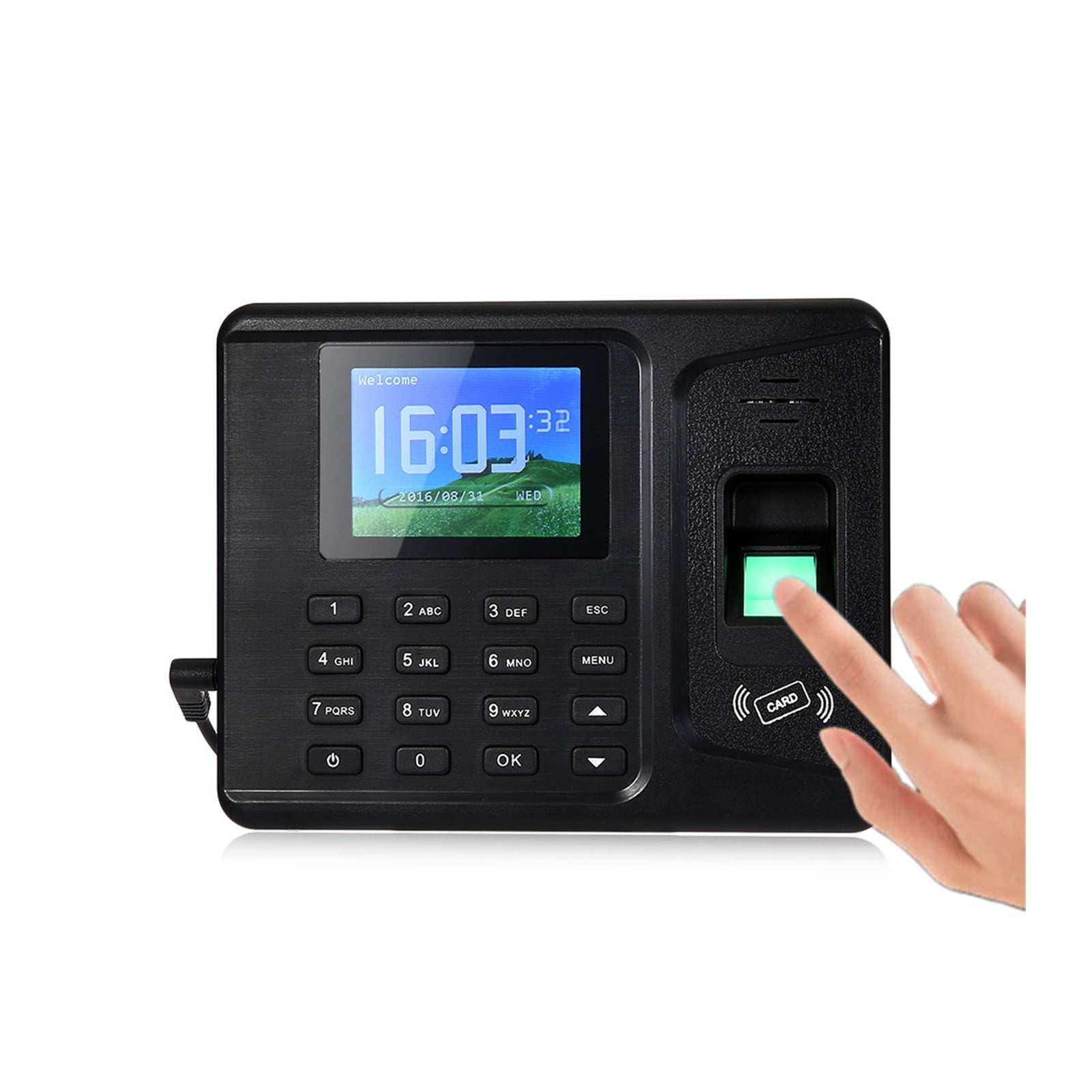 Clocking in Machine, Biometric Fingerprint Time Attendance System Clock ...