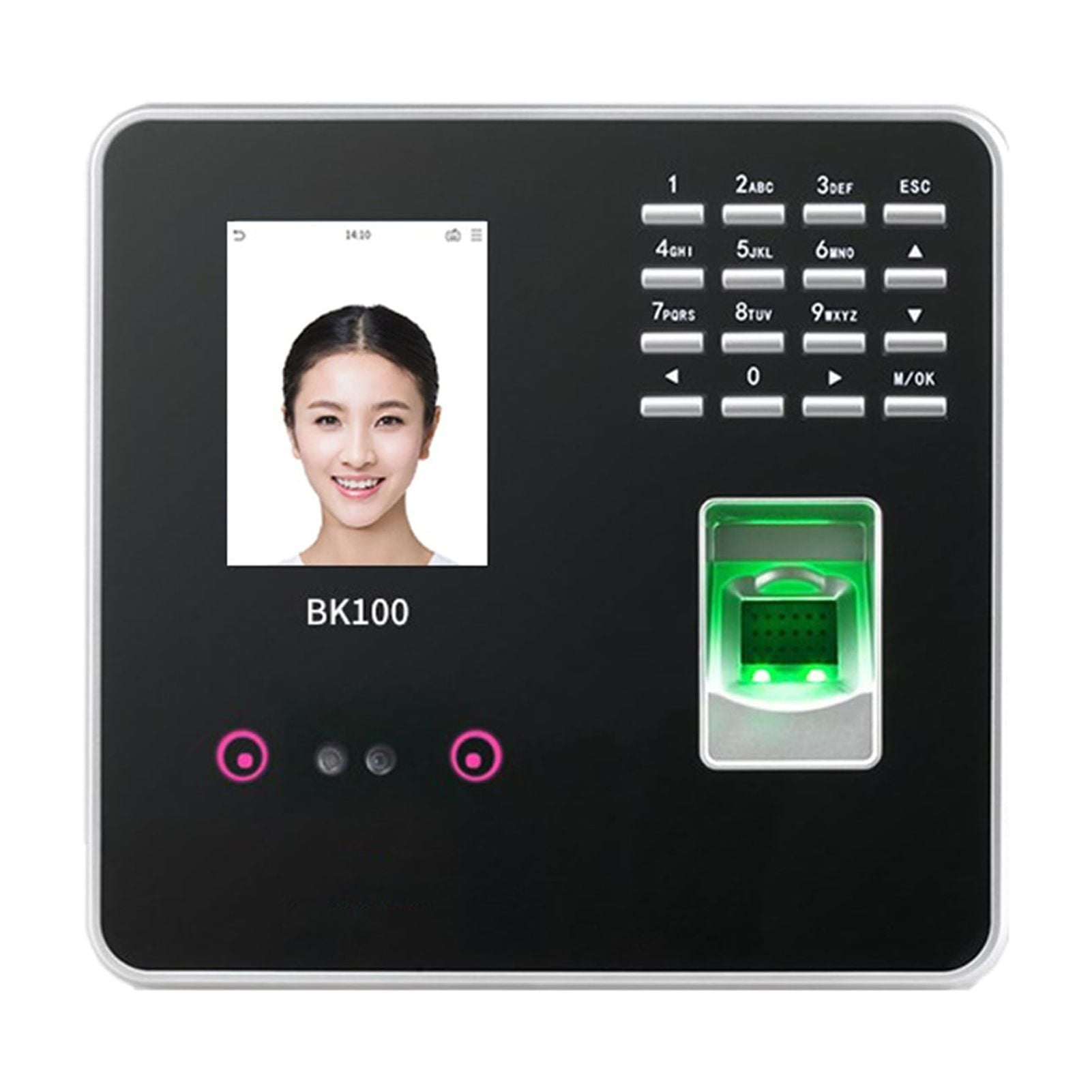 Clocking in Machine, TCP/IP USB Biometric Fingerprint Face Facial ...