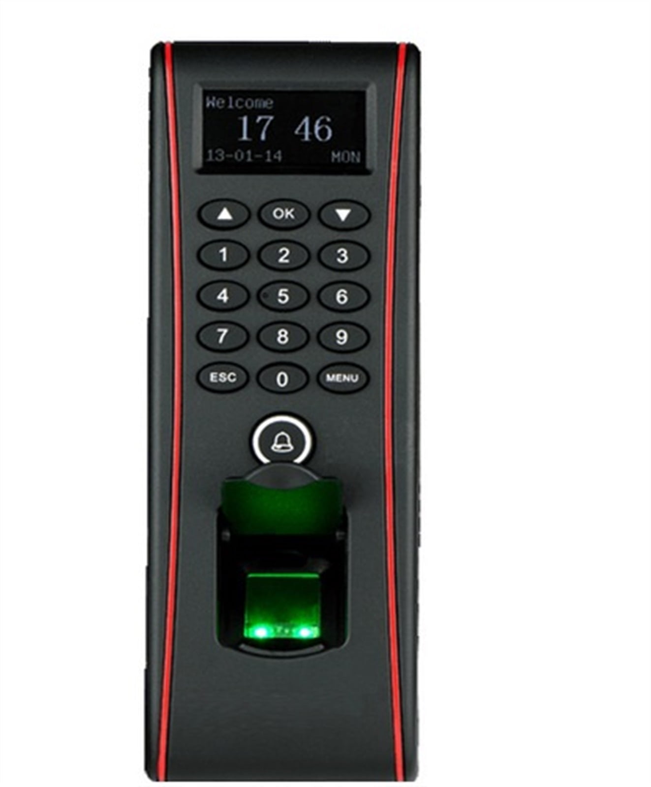 Clocking in Machine, TF1700 Access Control Kit Glass Door Wooden Door ...