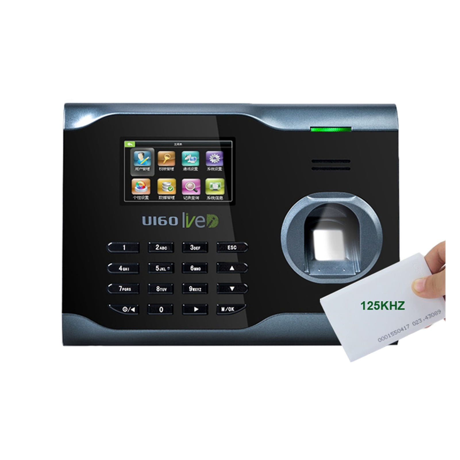 Clocking in Machine, WIFI /IP Biometric Finrprint Recognition Time ...