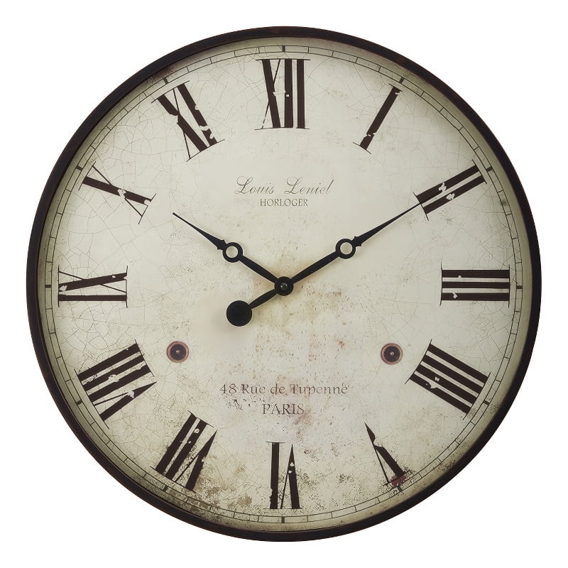 Clocks - 20" Round - Wall Clock - Antique Brown - Transitional ...