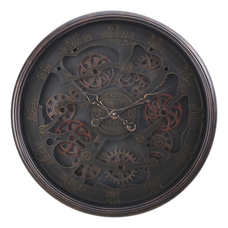 Clocks - 30" Round - Gear Mechanism - Large Oversized - Wall Clock ...