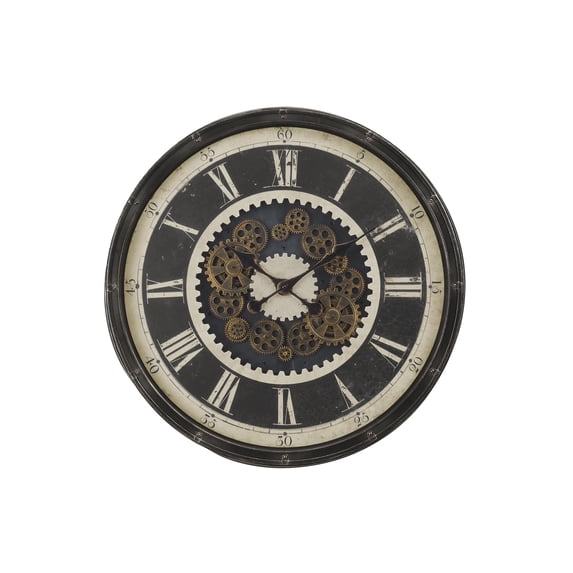 Clocks - 30" Round - Gear Mechanism - Large Oversized - Wall Clock ...
