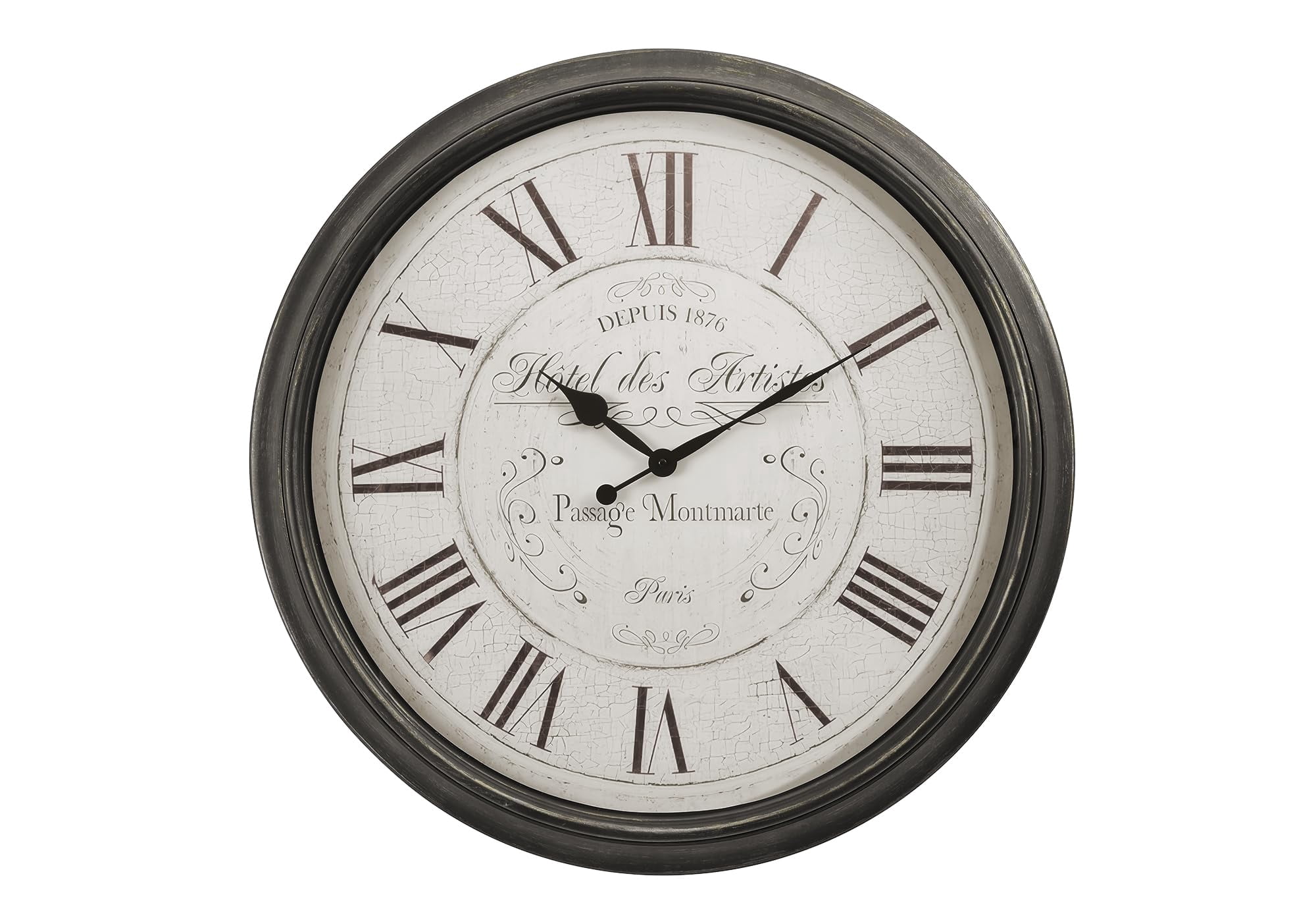 Clocks - 30" Round - Large Oversized - Wall Clock - Brown ...