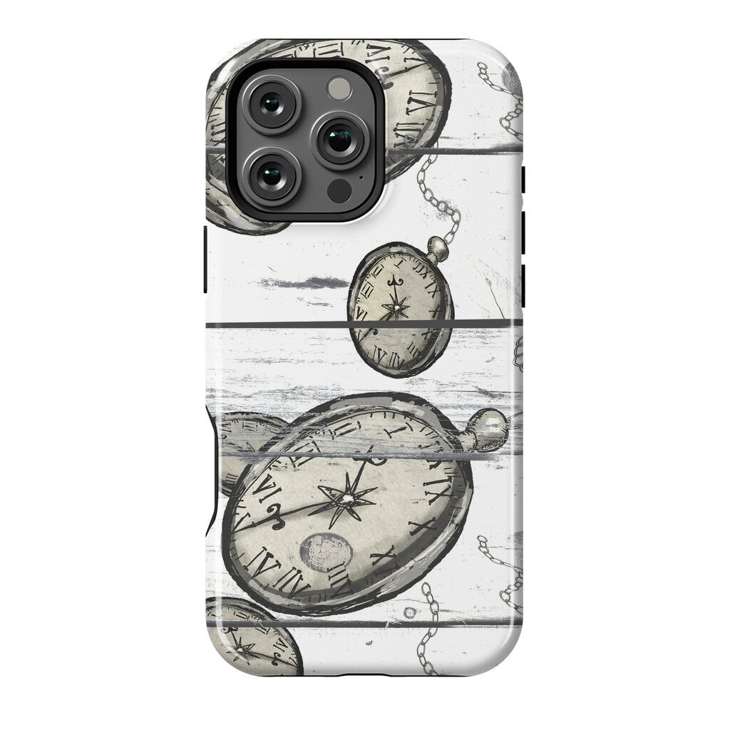 Clocks Abstract Pattern Art For iPhone 11 to 17 Pro Max Compatible ...